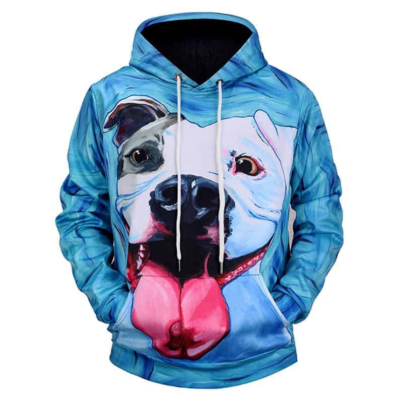 Blue Bulldog Hoodie $35.00 | Chill Hoodies | Sweatshirts and Hoodies